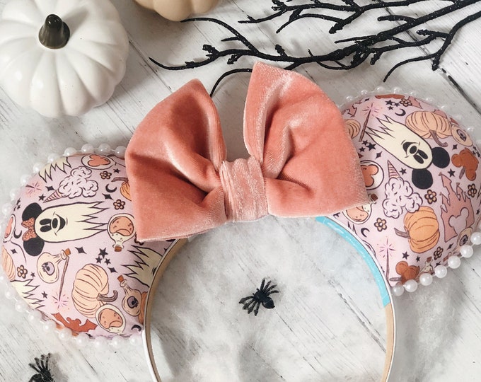 Pastel Mickey Ghost Ears - Etsy