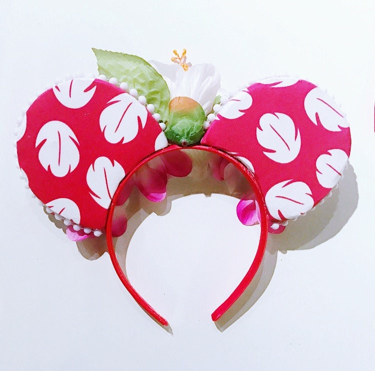 Lilo Floral Ears - Etsy