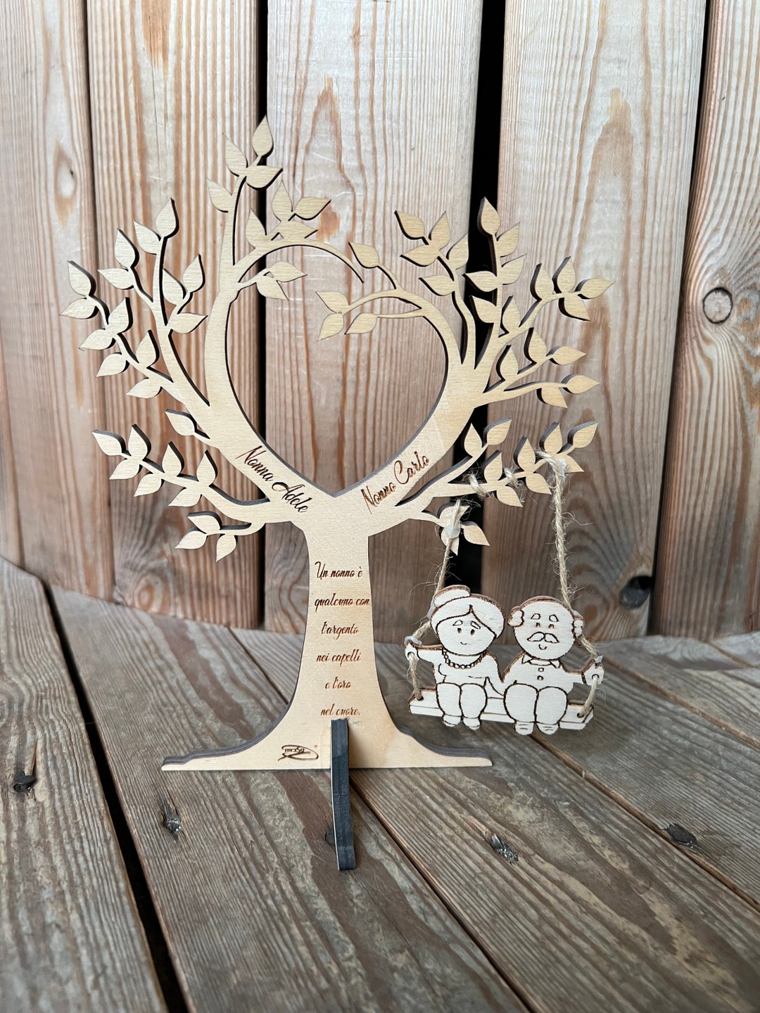 Laser Vector File Tree Grandparents Swing - Etsy