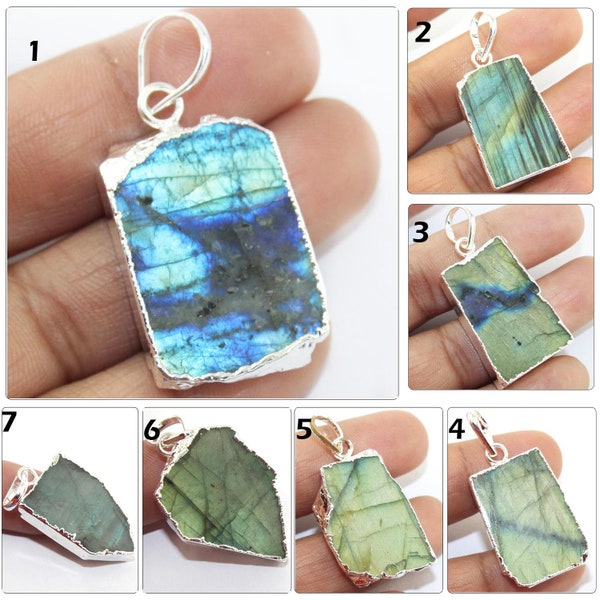 Spectrolite Pendant - Etsy