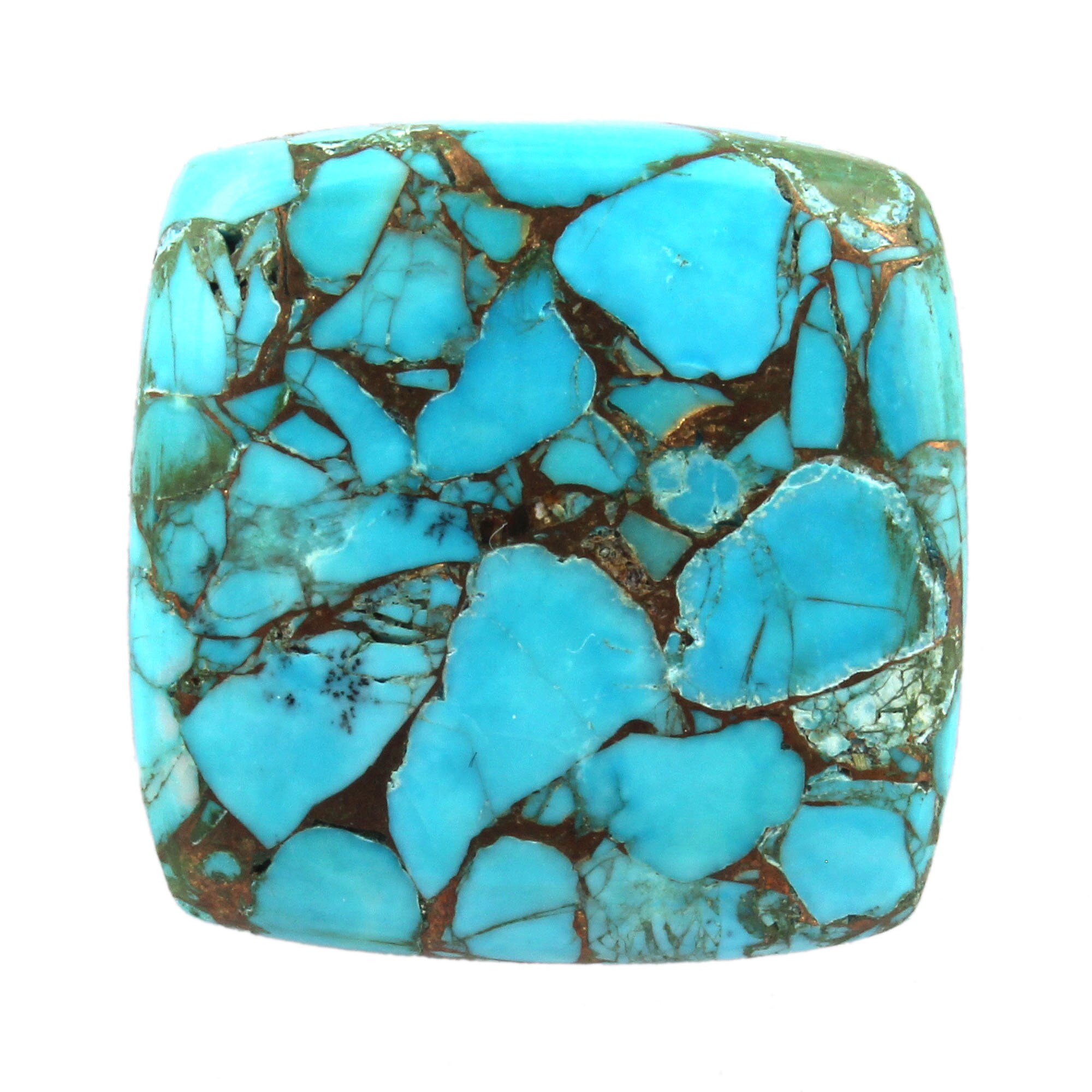 Sky Blue Turquoise Loose Gemstone Compressed Gemstone DIY - Etsy UK