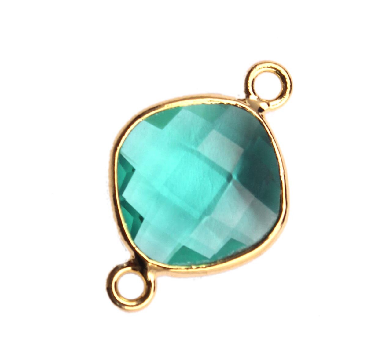 Faceted Aqua Hydro Quartz Gemstone Multi Shapes Charm | Etsy