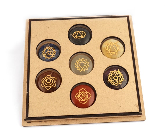 7 Chakra Stones Healing Chakra Stone Set 7 Chakra Crystals - Etsy