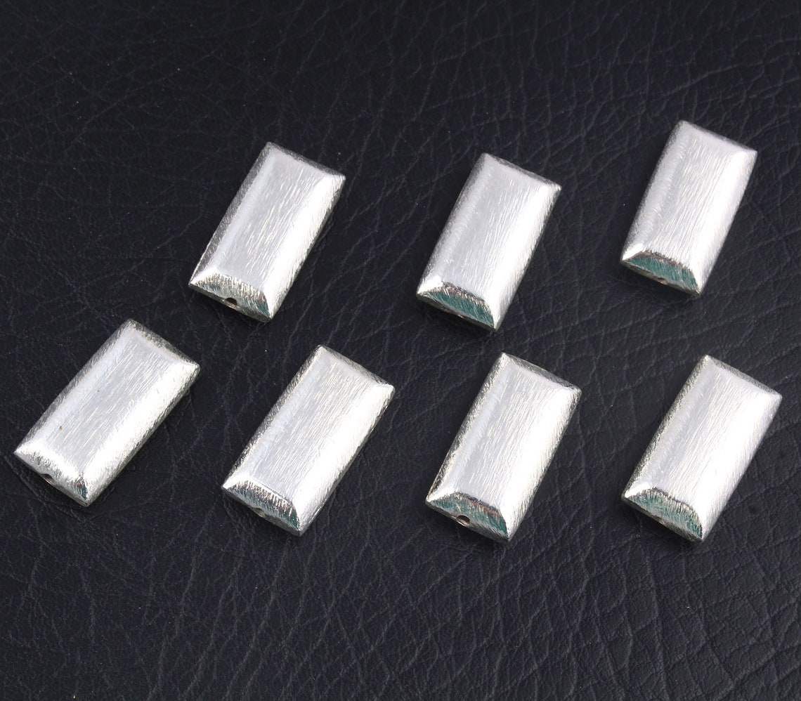 Matte Finish Beads Rectangle Beads DIY Beads Rectangle | Etsy