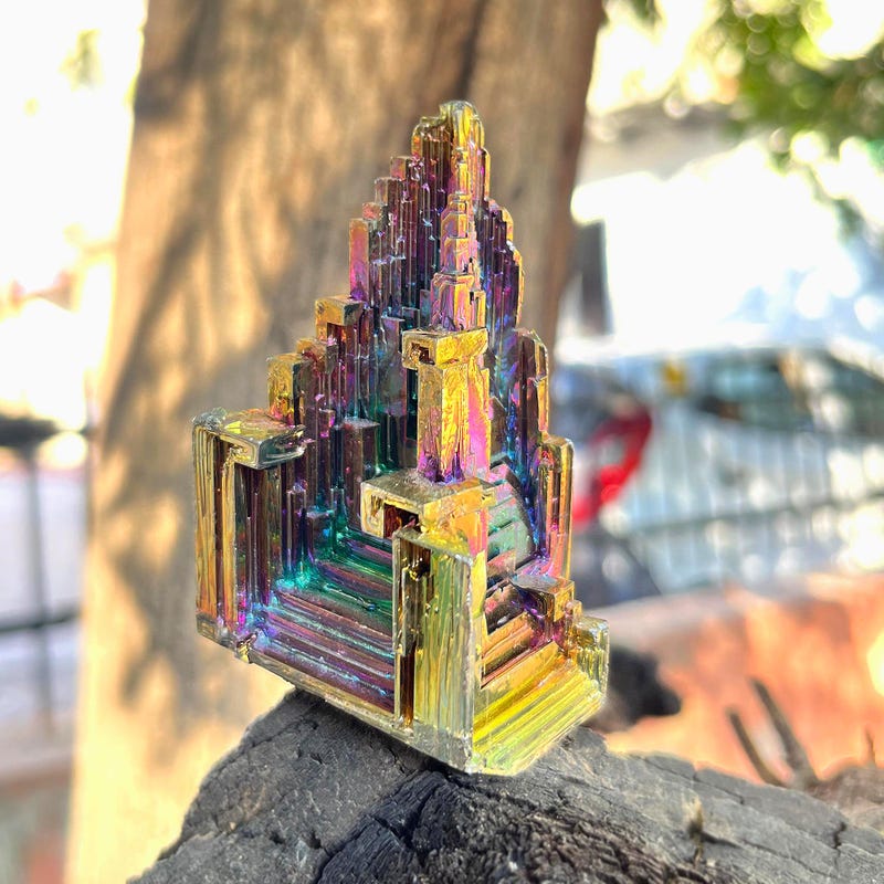 Bismuth Geode - Etsy