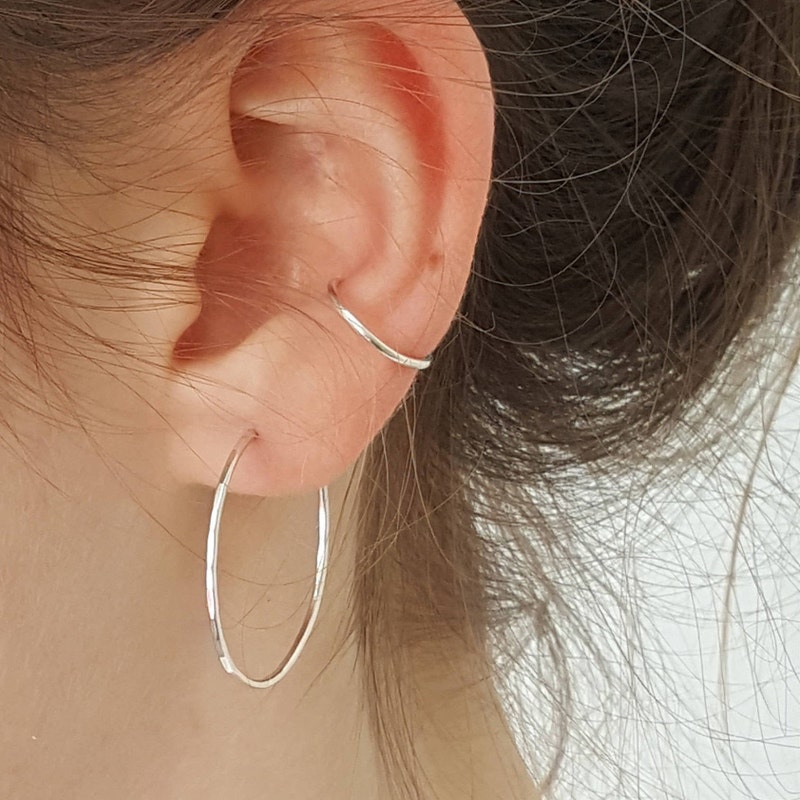 Silver Ear Cuff - Etsy