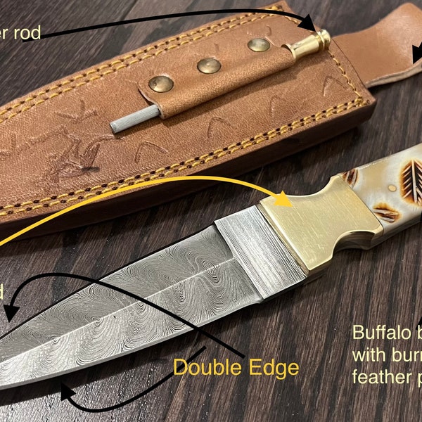 Damascus Dagger - Etsy