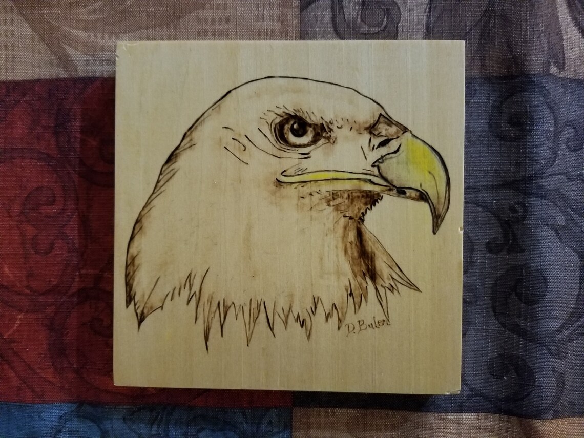 Eagle Pyrography - Etsy