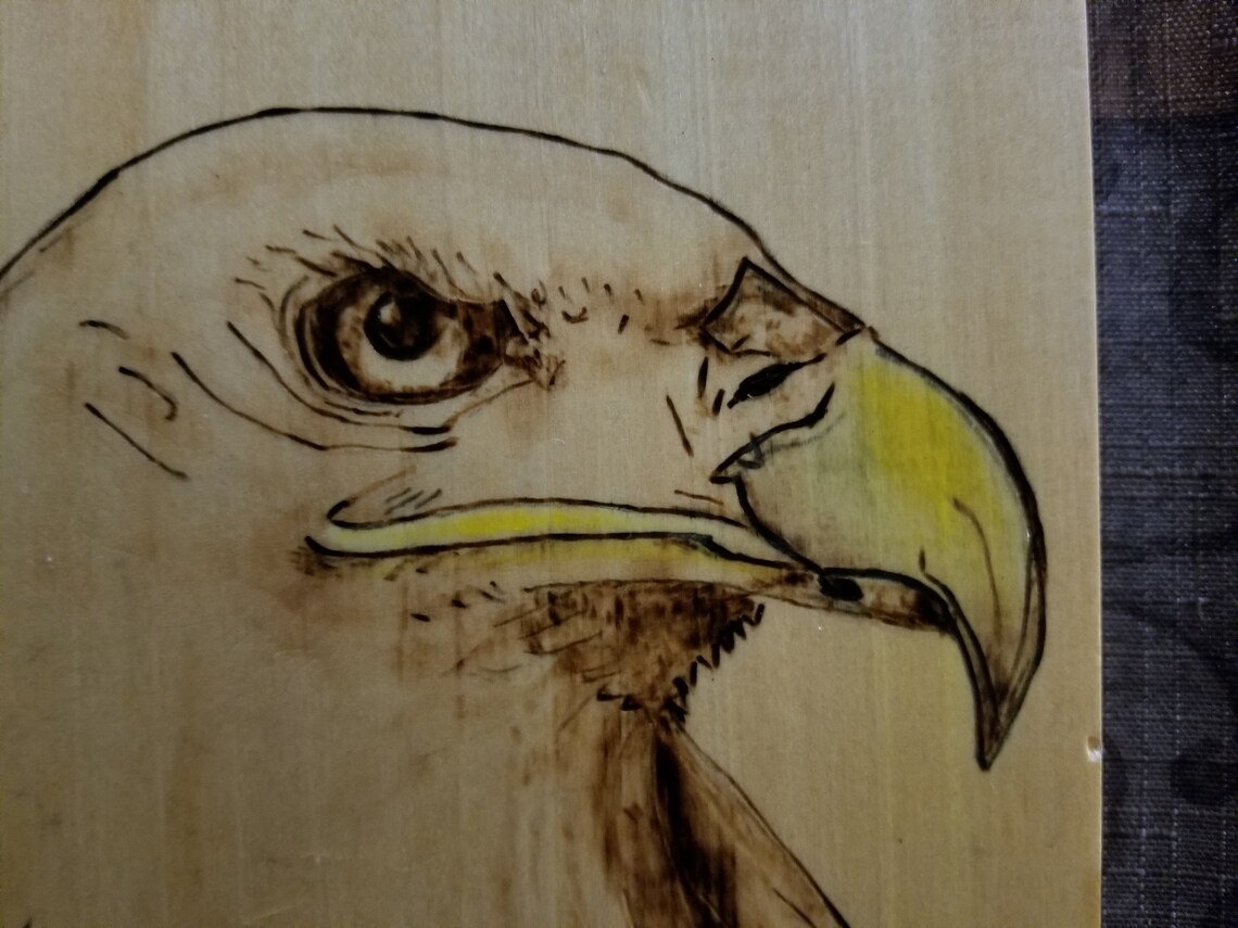 Eagle Pyrography - Etsy