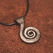 Spiral Curl Snail Whirlwind Nordic Amulet Viking | Etsy