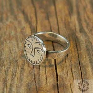 Sunny Image Ring, Sun Symbol, Sun God, Solar Symbol, Sun Jewelry ...