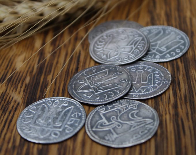 Kyivan Rus' Coins, Replica Medieval Coin, Coinage, Minted Coins, Living ...