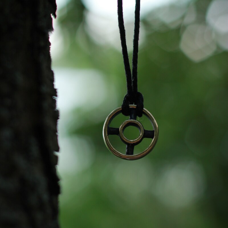Solar Cross Pendant - Etsy
