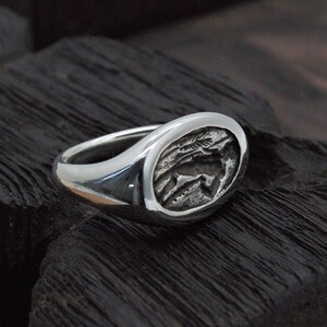 Replica of Ancient Greek Ring With Heracles or Hercules, Signet Ring ...
