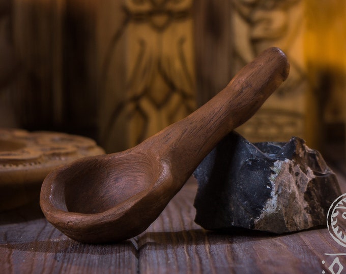 Medieval Spoon Viking Spoon Ceramic Cutlery Hand Carved - Etsy