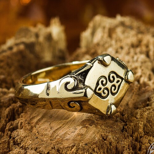 Medieval Ring Middle Ages 14 Century Reenactment LARP - Etsy