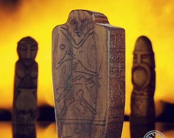 Idol Pagan Prehistoric Deity Statue Copper Age Bronze | Etsy