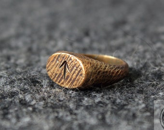 Rustic Ring Scratch Ring Textured Ring Hipster Jewelry