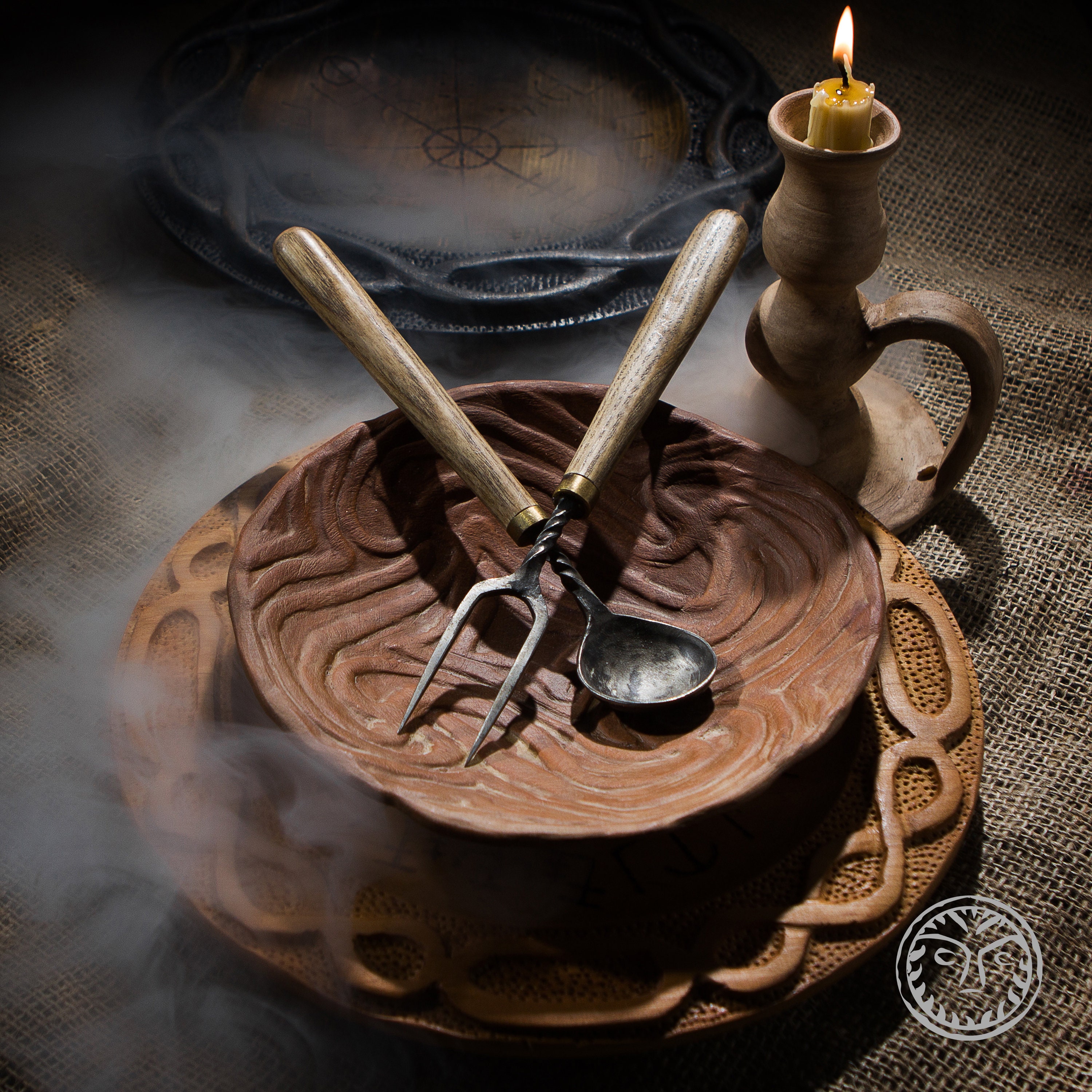 Forged Dinner Set Viking Cutlery Medieval Cutlery Rustic - Etsy Australia