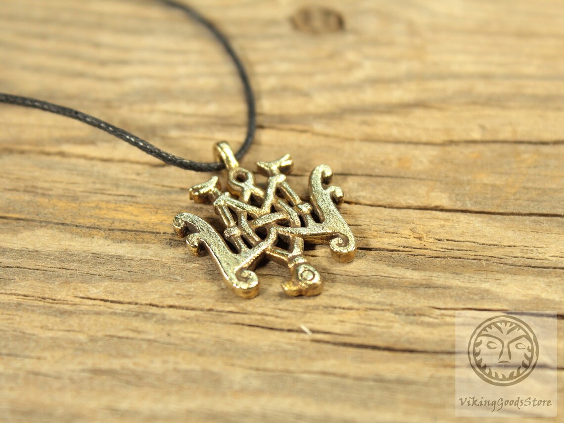 Falcon Pendant Asatru Necklace Amulet Viking Pendant - Etsy