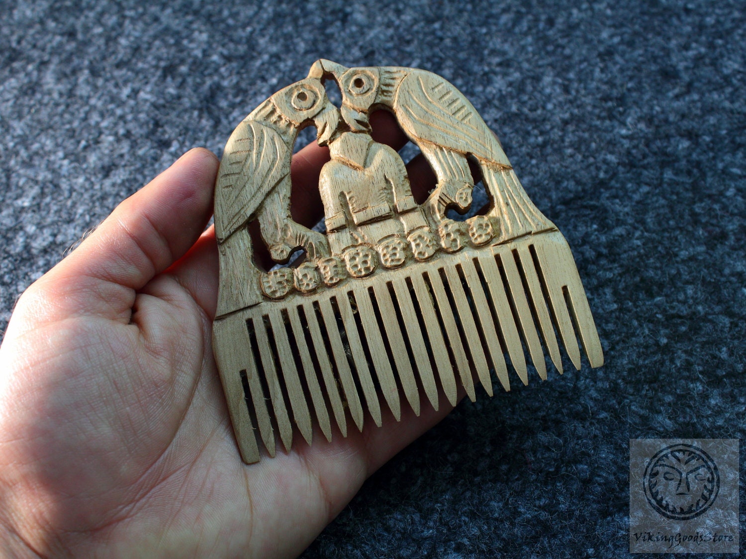 Wooden Comb Odin Odin Art Odin Raven Medieval Comb Carved - Etsy UK