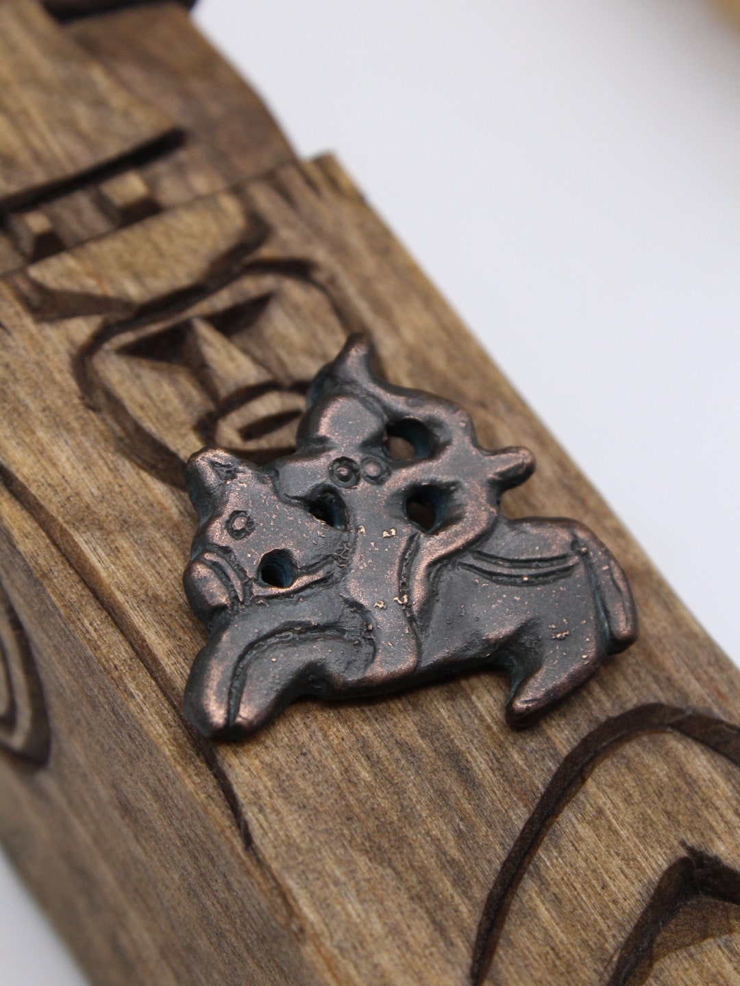 Replica Pendant, Bronze Jewelry, Medieval Nomadic Jewelry, Nomadic ...