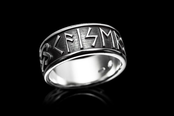 Personalized Viking Rune Ring Rune Jewelry Pagan Jewelry | Etsy