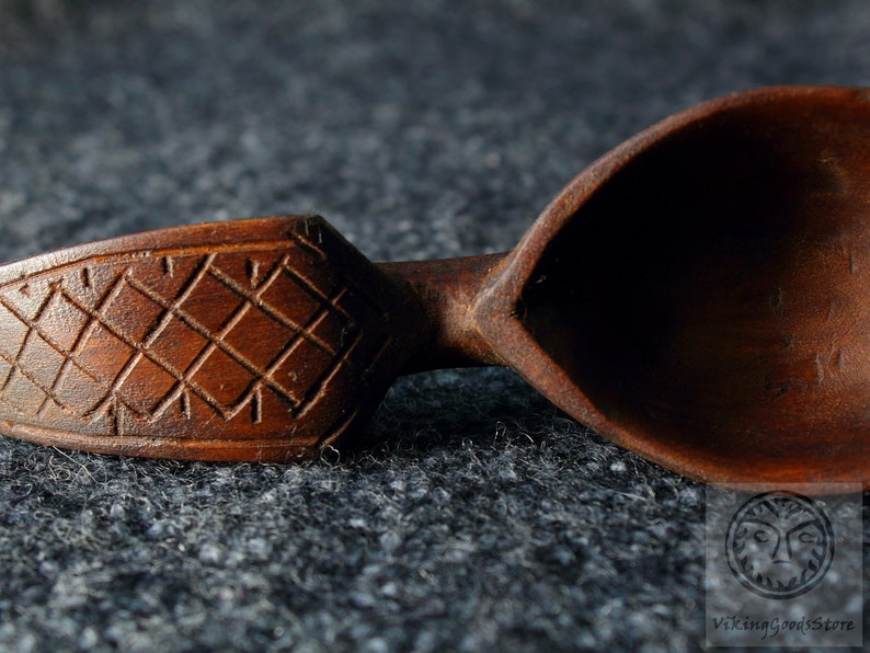 Medieval Spoon Viking Spoon Wood Cutlery Hand Carved - Etsy
