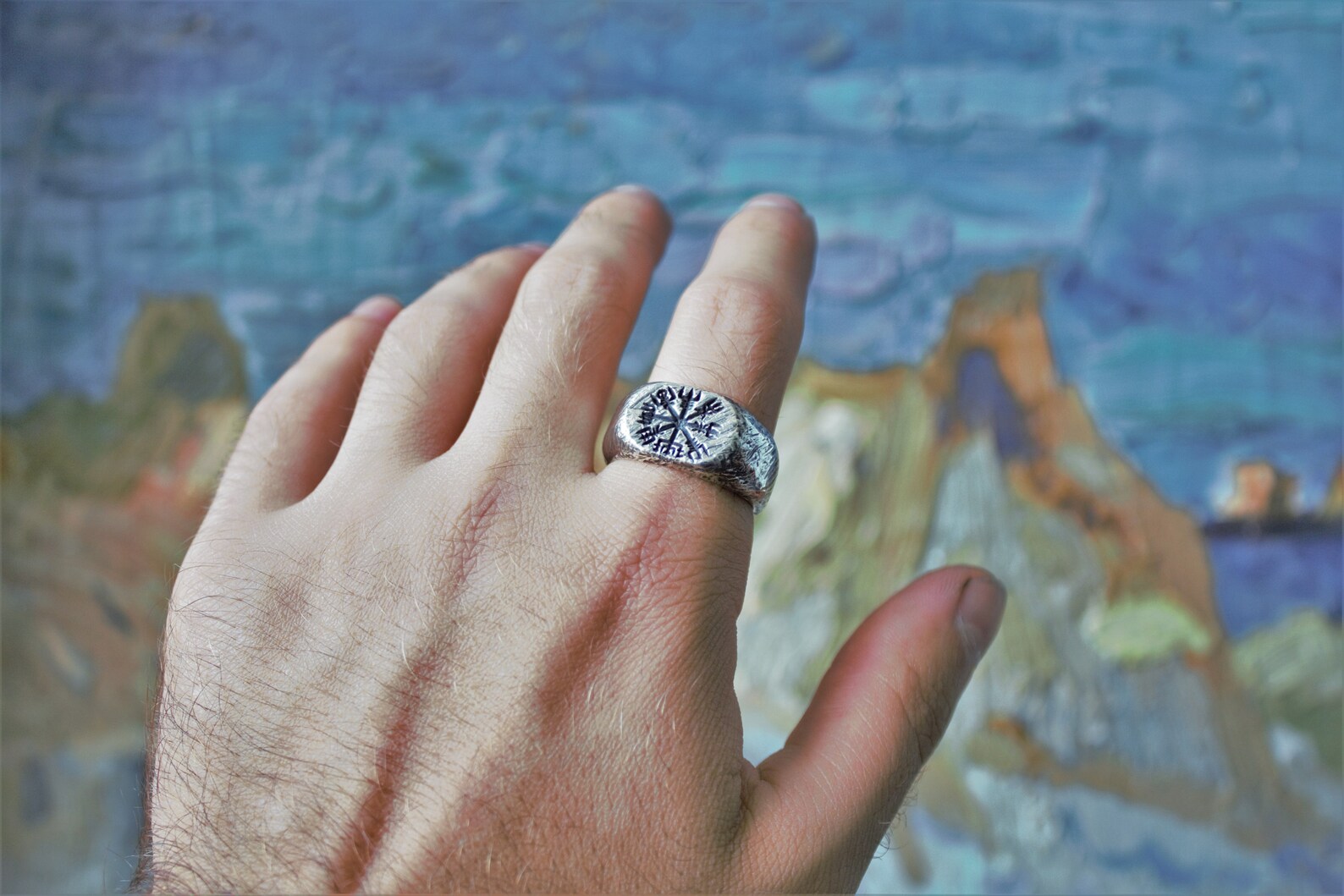 Wayfinder Vegvisir Viking Compass Rune Jewelry Pagan - Etsy