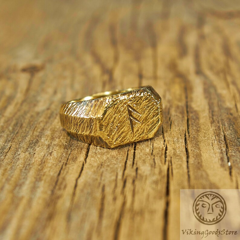 Viking Rune Ring Rune Jewelry Pagan Jewelry Futhark Ansuz - Etsy
