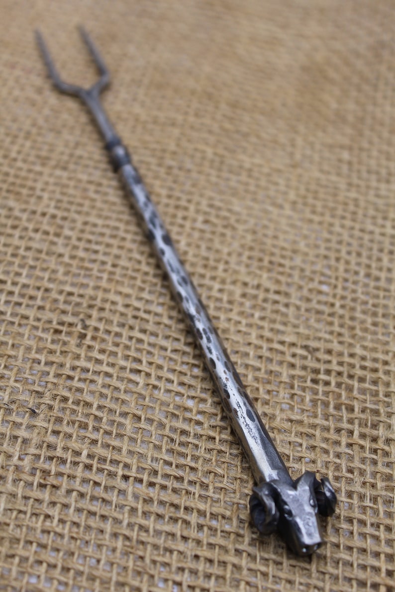 Forged Viking Fork Ram Head Medieval Fork Rustic Fork - Etsy