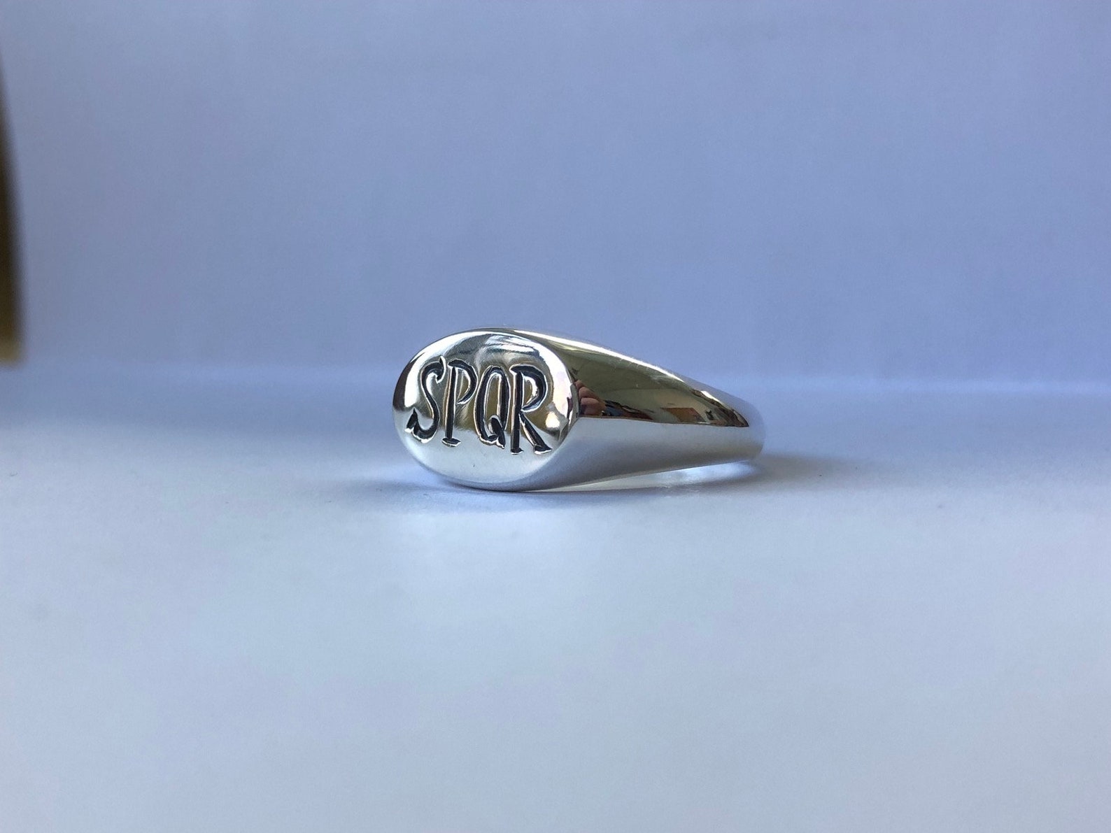 Roman SPQR Ring Senātus Populusque Rōmānus Antique Ring - Etsy
