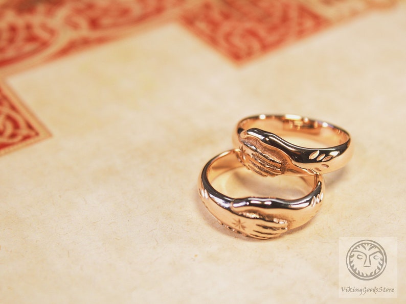 Roman Ring Wedding Ring Clasped Hands Hands Ring Ancient | Etsy