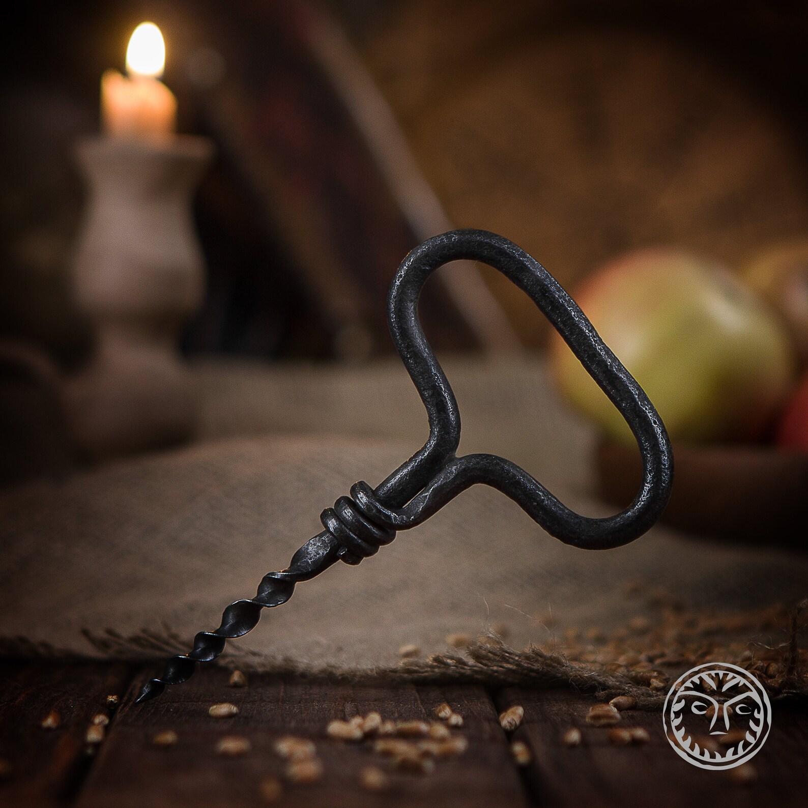 Forged Corkscrew Medieval Accessories Rustic Corkscrew Hand - Etsy