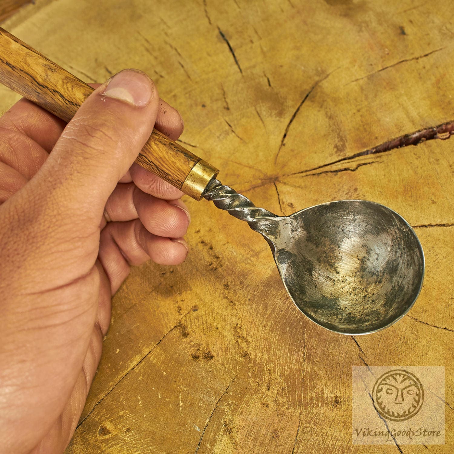 Forged Viking Spoon Medieval Spoon Rustic Spoon Forged | Etsy