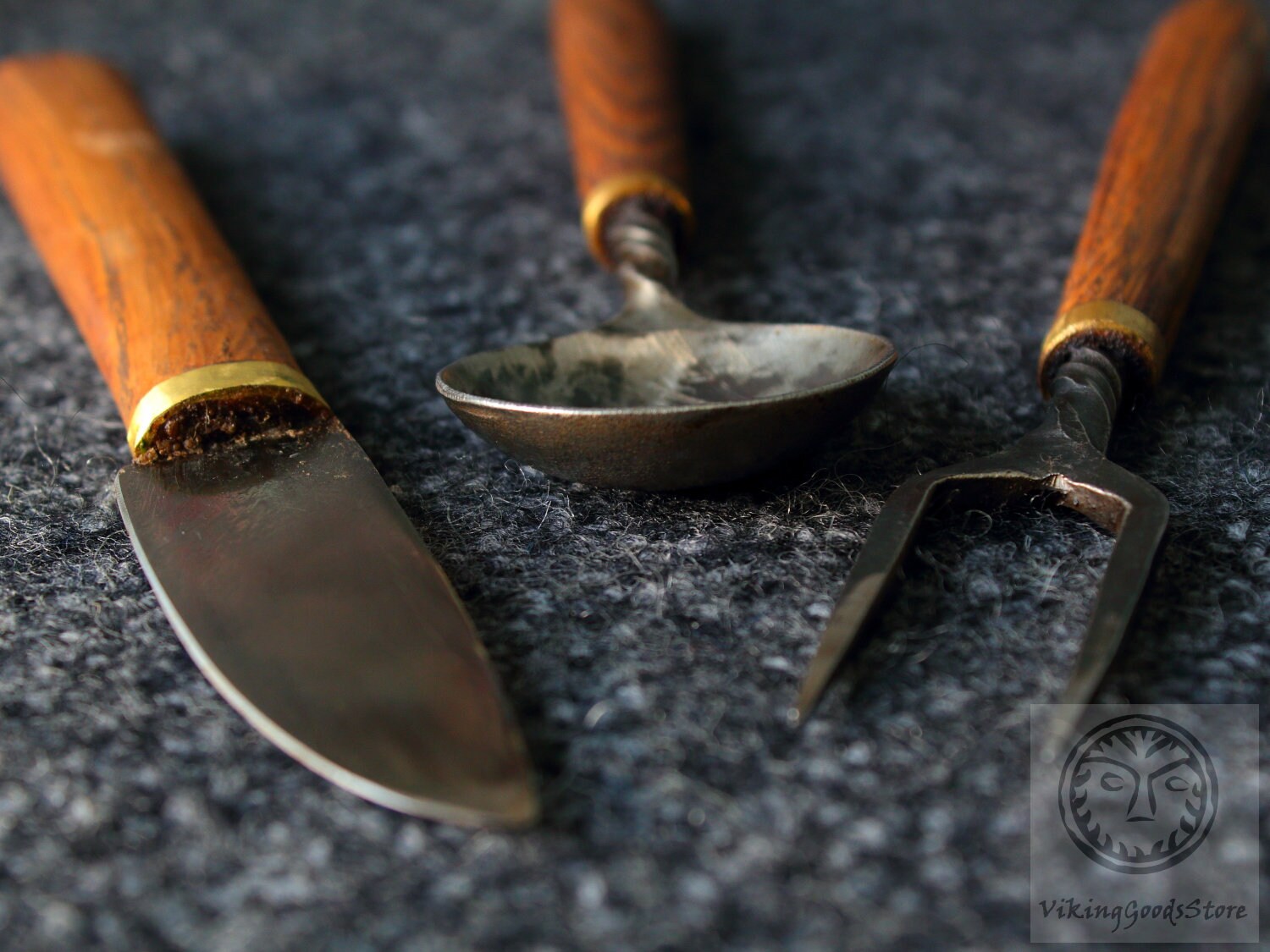 Forged Dinner Set Viking Cutlery Medieval Cutlery Rustic | Etsy