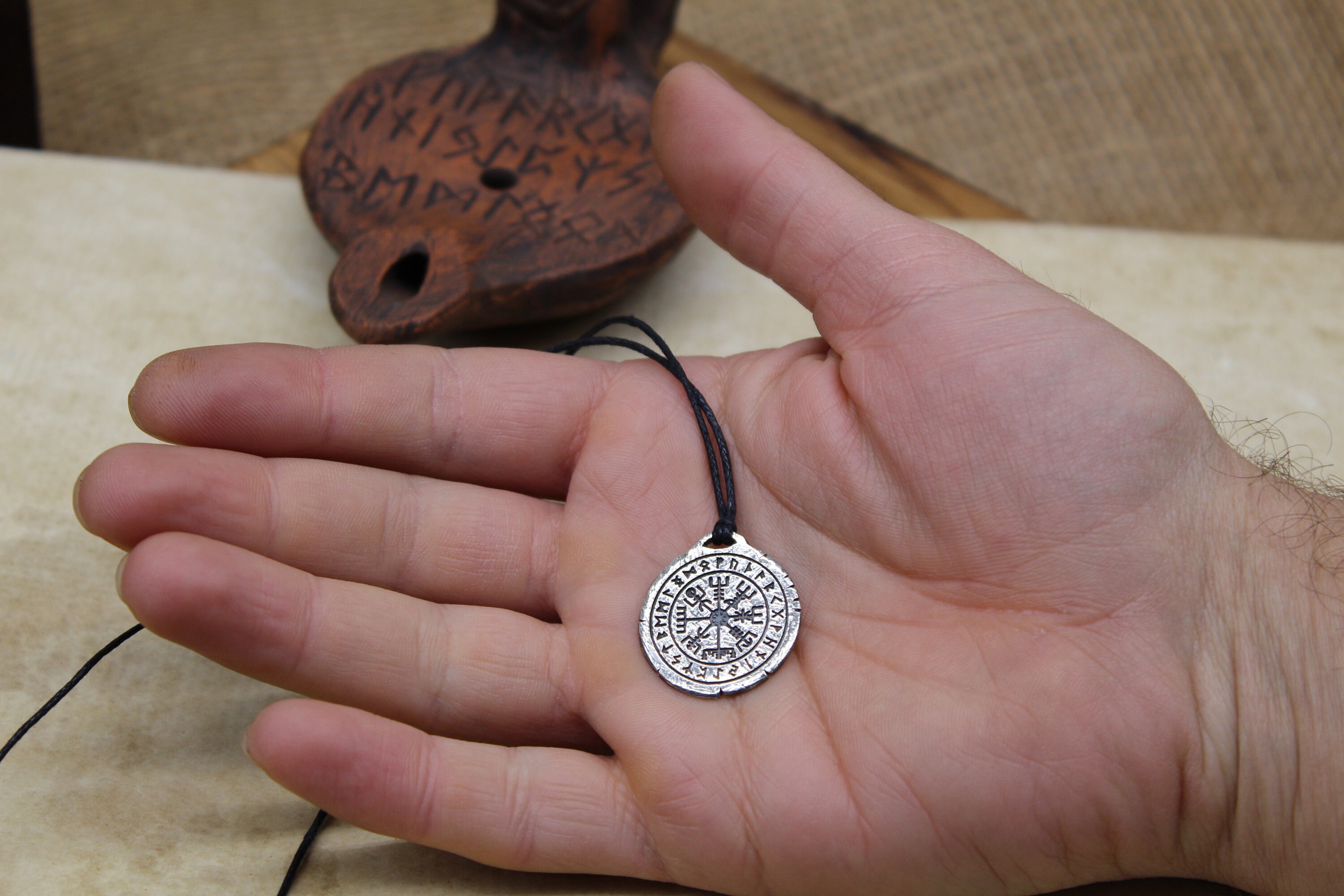 Vegvisir Viking Compass Rune Jewelry Viking Asatru Pagan - Etsy