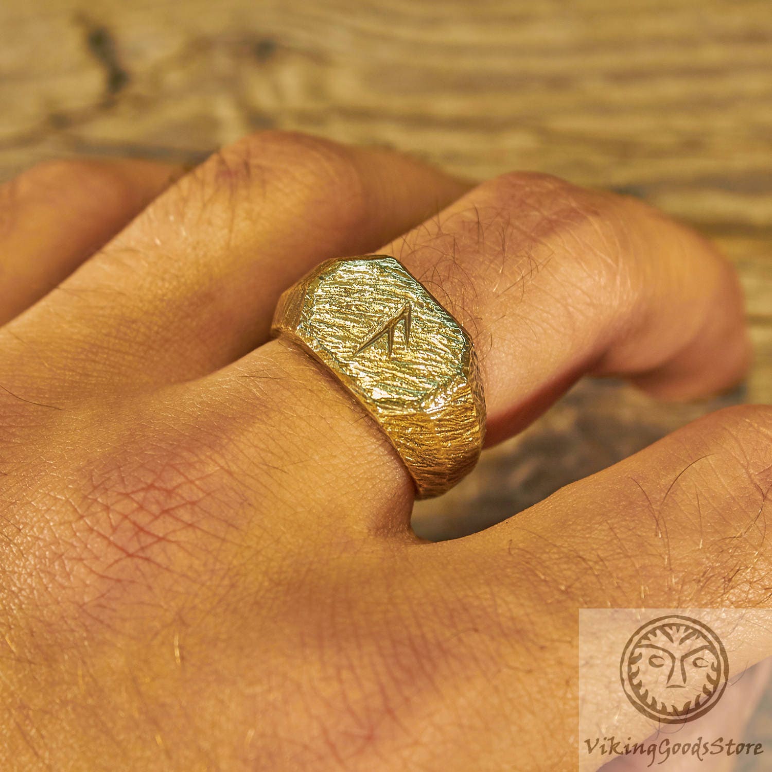 Viking Rune Ring Rune Jewelry Pagan Jewelry Futhark Ansuz | Etsy