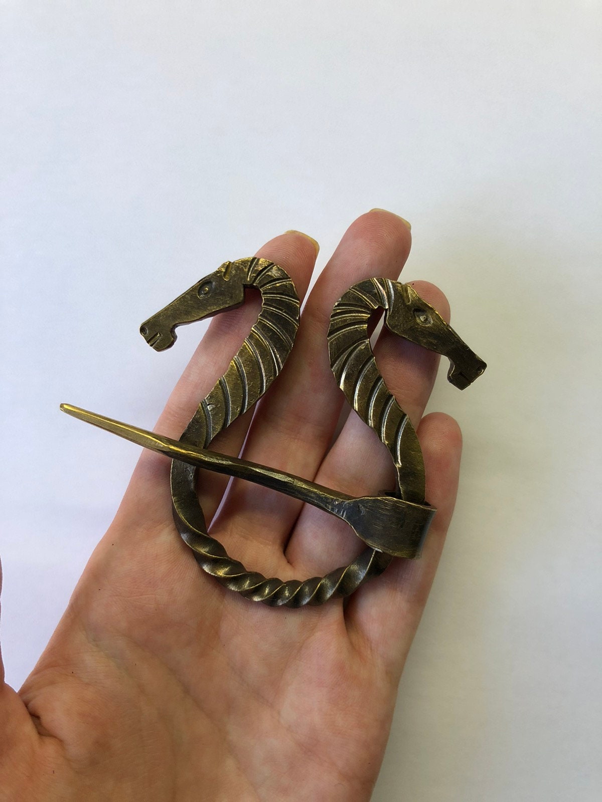 Penannular Viking Brooch Cloak Pin Cloak Clasp Fibula - Etsy