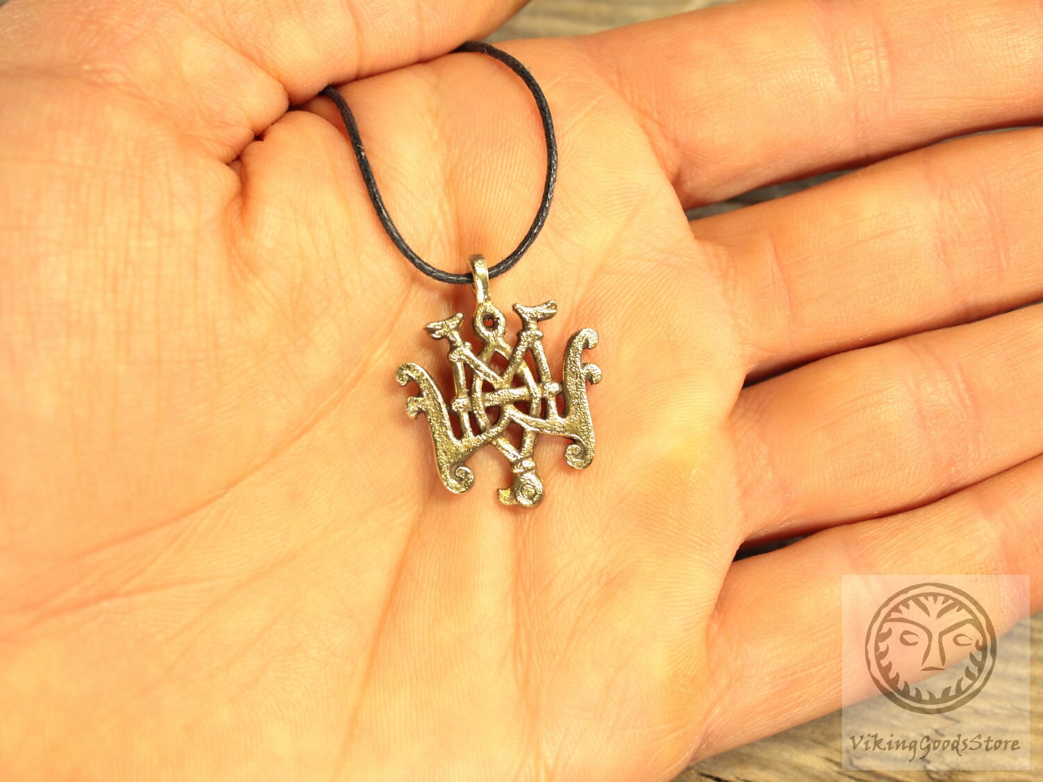 Falcon Pendant Asatru Necklace Amulet Viking Pendant - Etsy