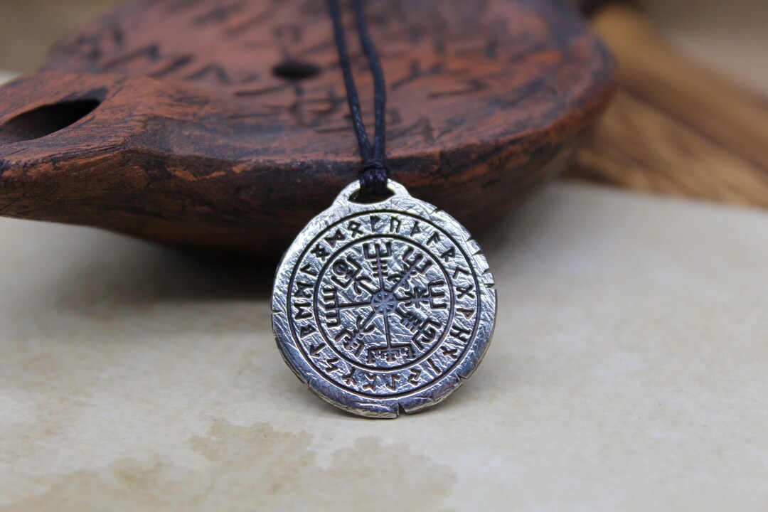 Vegvisir Viking Compass Rune Jewelry Viking Asatru Pagan - Etsy