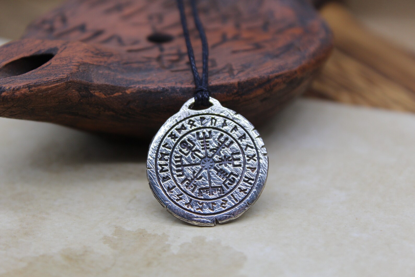 Vegvisir Viking Compass Rune Jewelry Viking Asatru Pagan - Etsy
