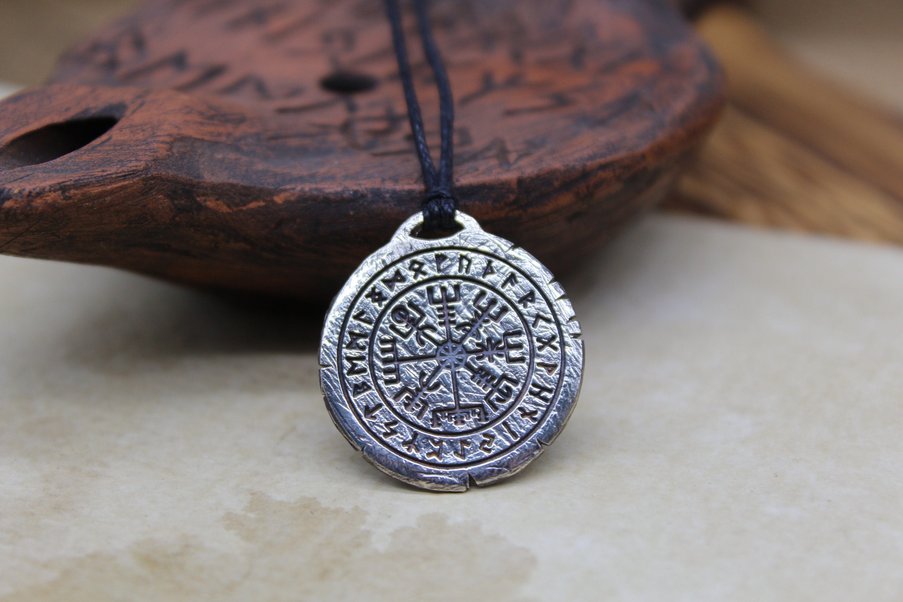 Vegvisir Viking Compass Rune Jewelry Viking Asatru Pagan - Etsy
