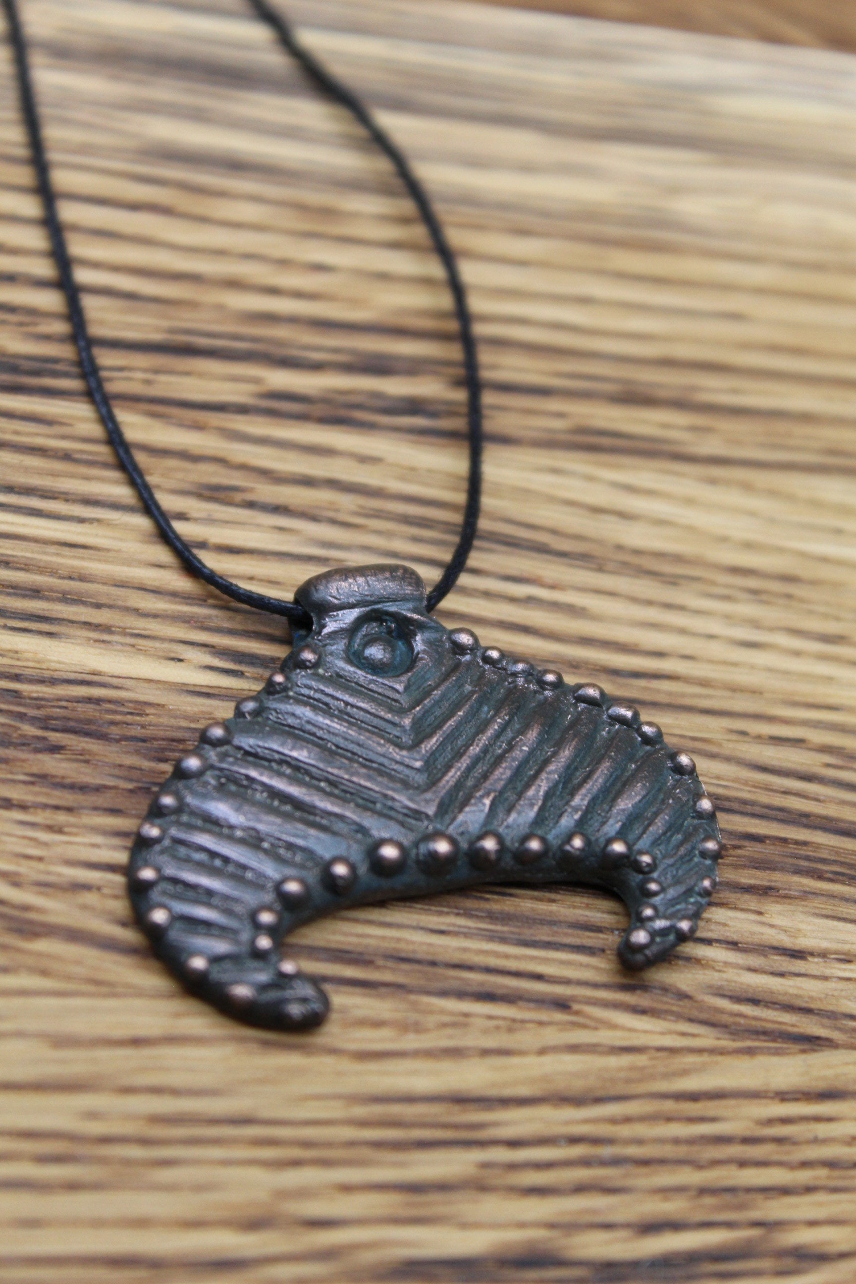 Medieval Amulet Lunula Early Middle Ages Medieval Bronze - Etsy