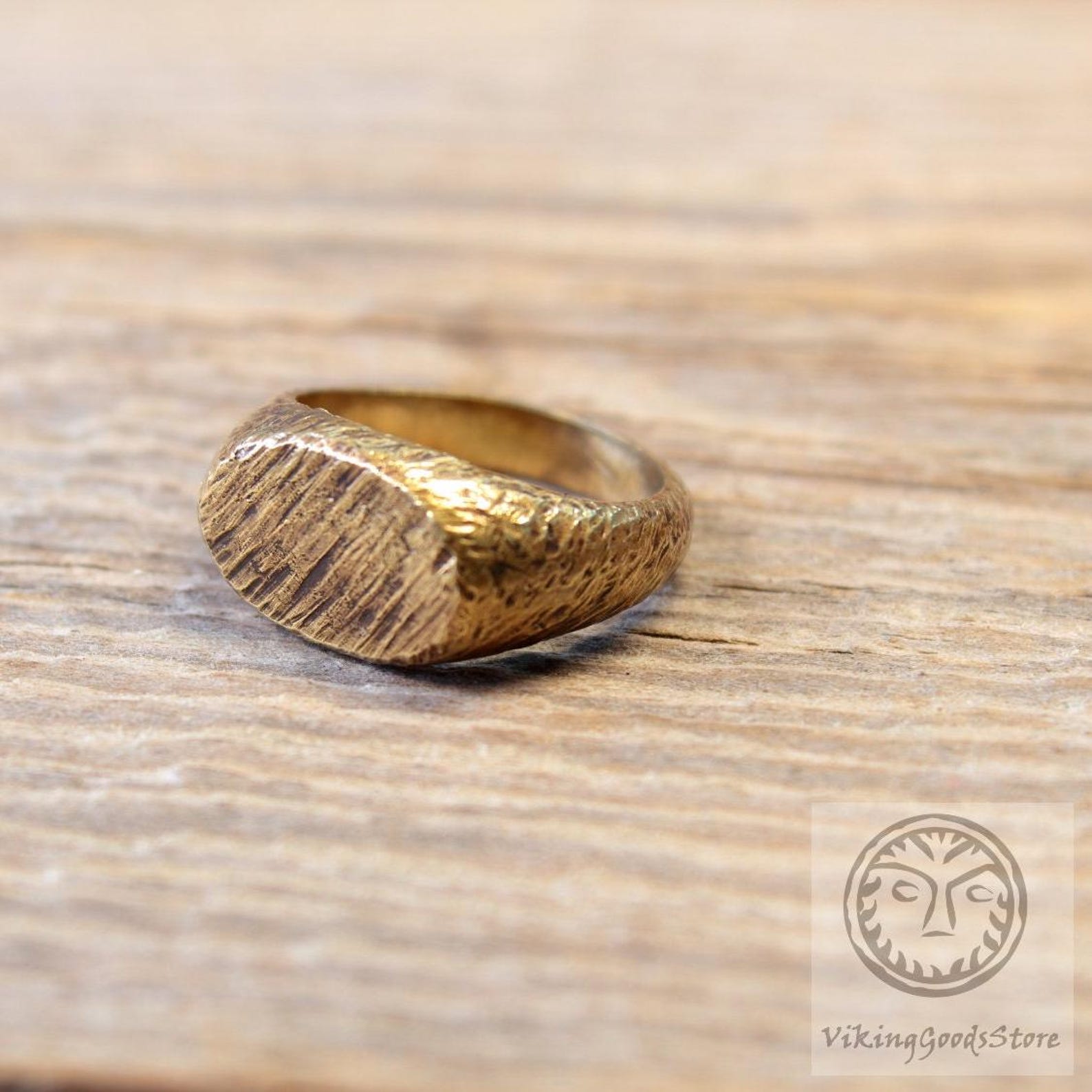 Rustic Ring, Scratch Ring, Textured Ring, Hipster Jewelry, Mens Signet ...
