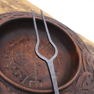 Forged Fork, Viking Fork, Medieval Fork, Rustic Fork, Forged Cutlery ...