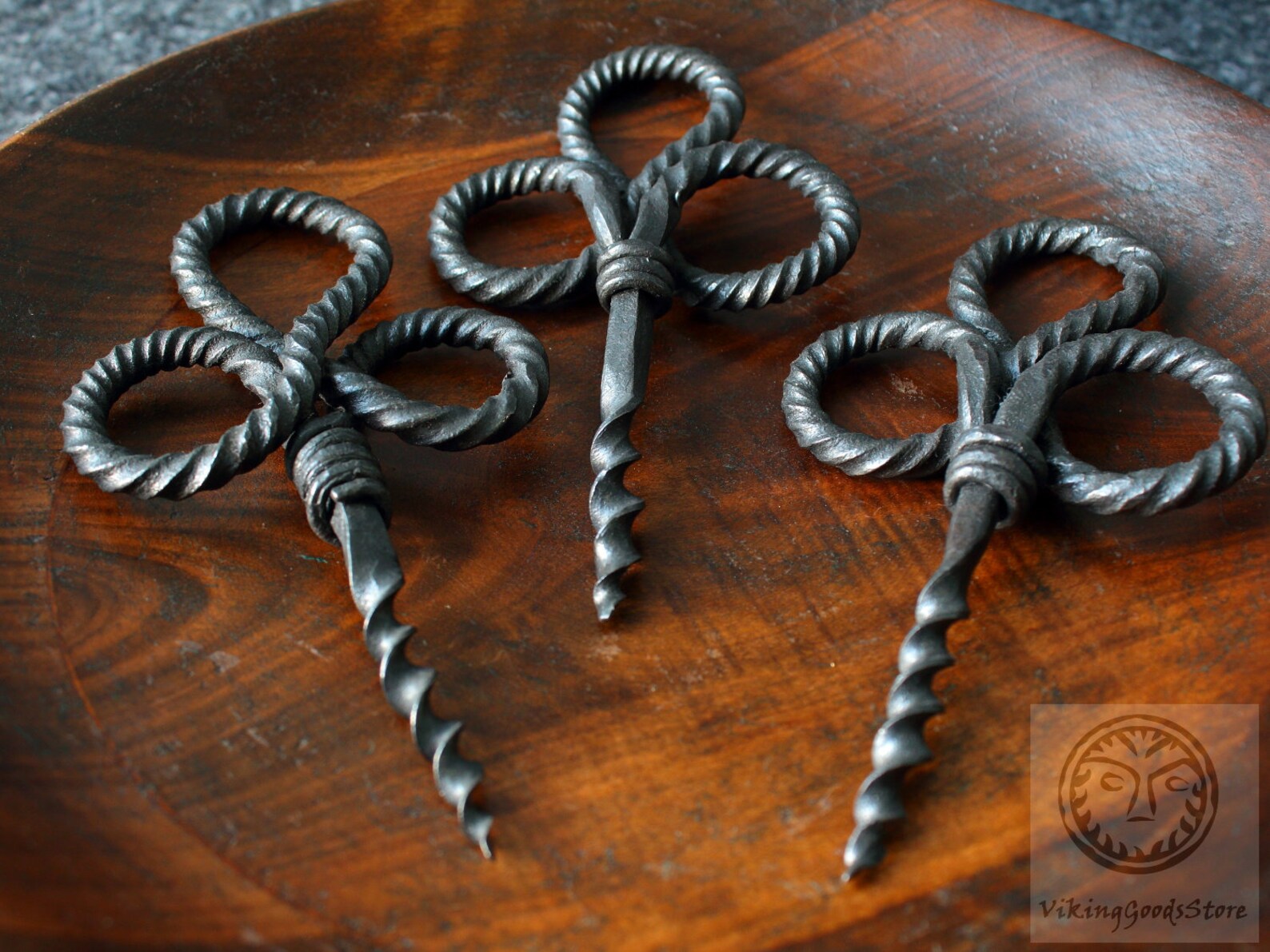 Forged Corkscrew Medieval Accessories Rustic Corkscrew Hand | Etsy