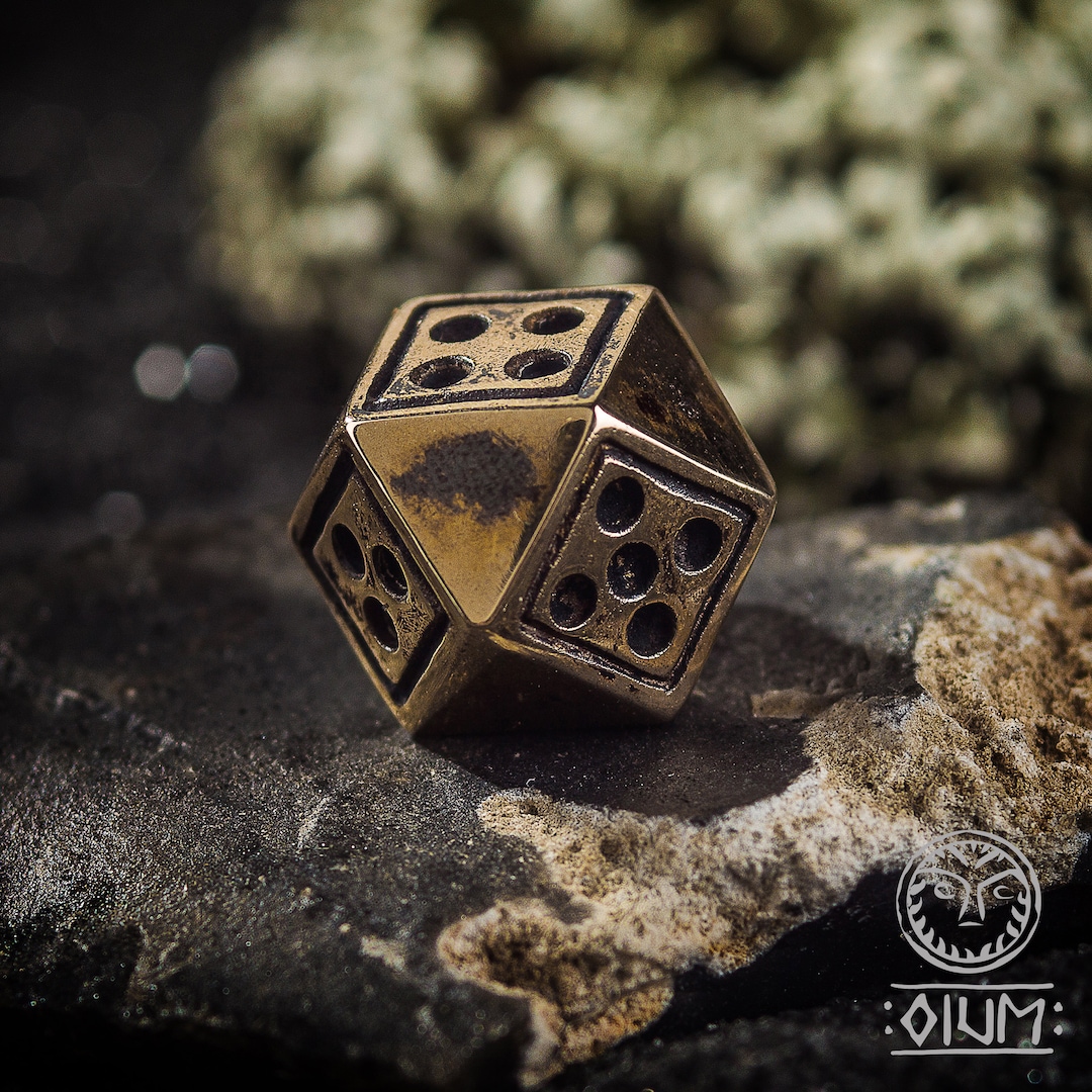 Bronze Six Sided Dice, Medieval Viking Game Replica - Etsy UK