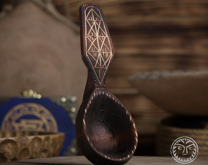 Medieval Spoon, Viking Spoon, Wood Cutlery, Hand Carved, Medieval ...