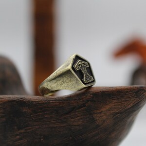 Thor Hammer, Viking Ring, Viking Jewelry, Pagan Jewelry, LARP, SCA ...